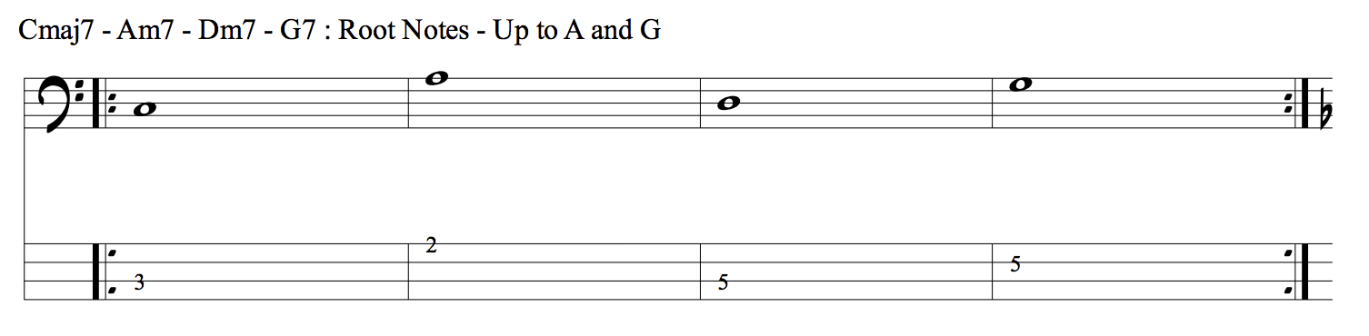 Walking Bass Lines #2 – Using Chord Tones/Arpeggios – TalkingBass