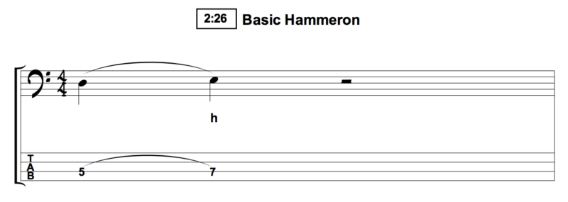 Hammer Ons & Pull Offs #1: Basic Hammer Ons – TalkingBass