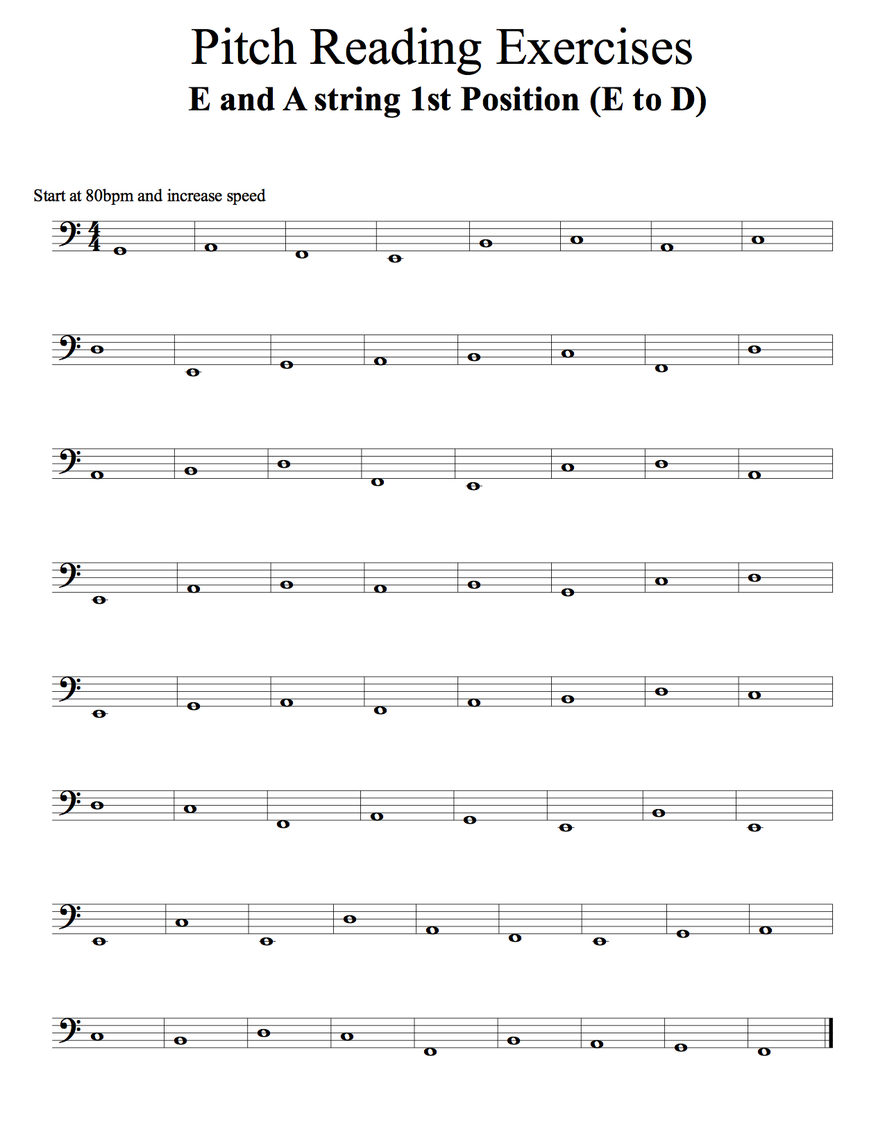 Pitch Reading Exercises 3 – TalkingBass